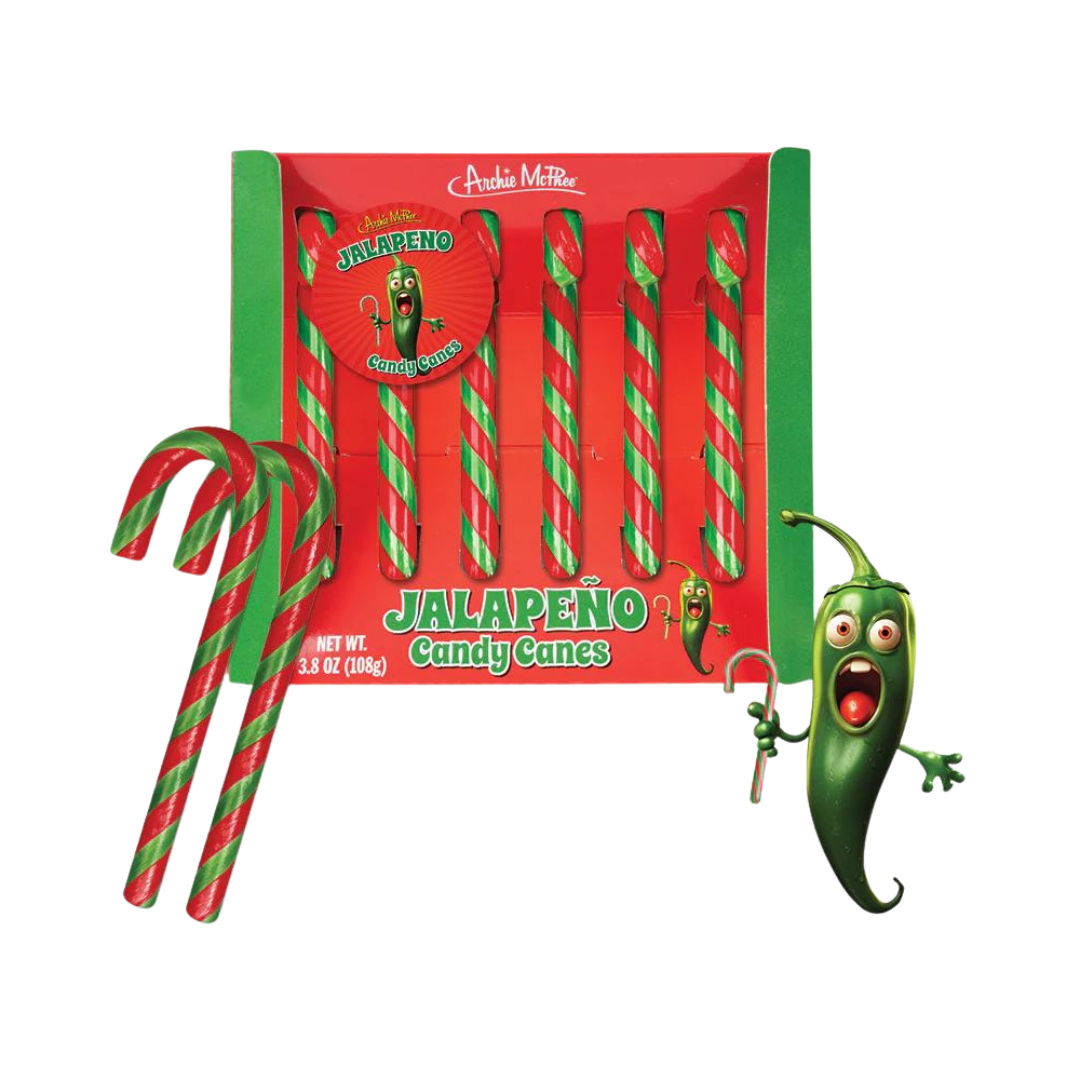 Archie McPhee Jalapeño Candy Canes — National Mustard Museum