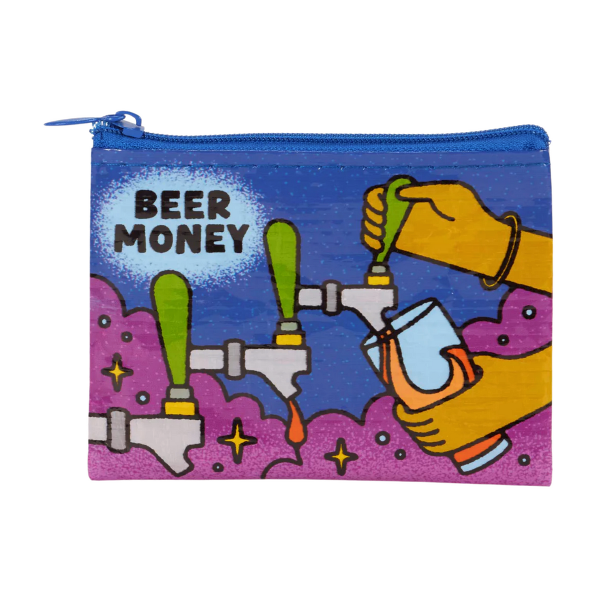 Blue Q Coin Purse - Beer Money (Taps) — National Mustard Museum