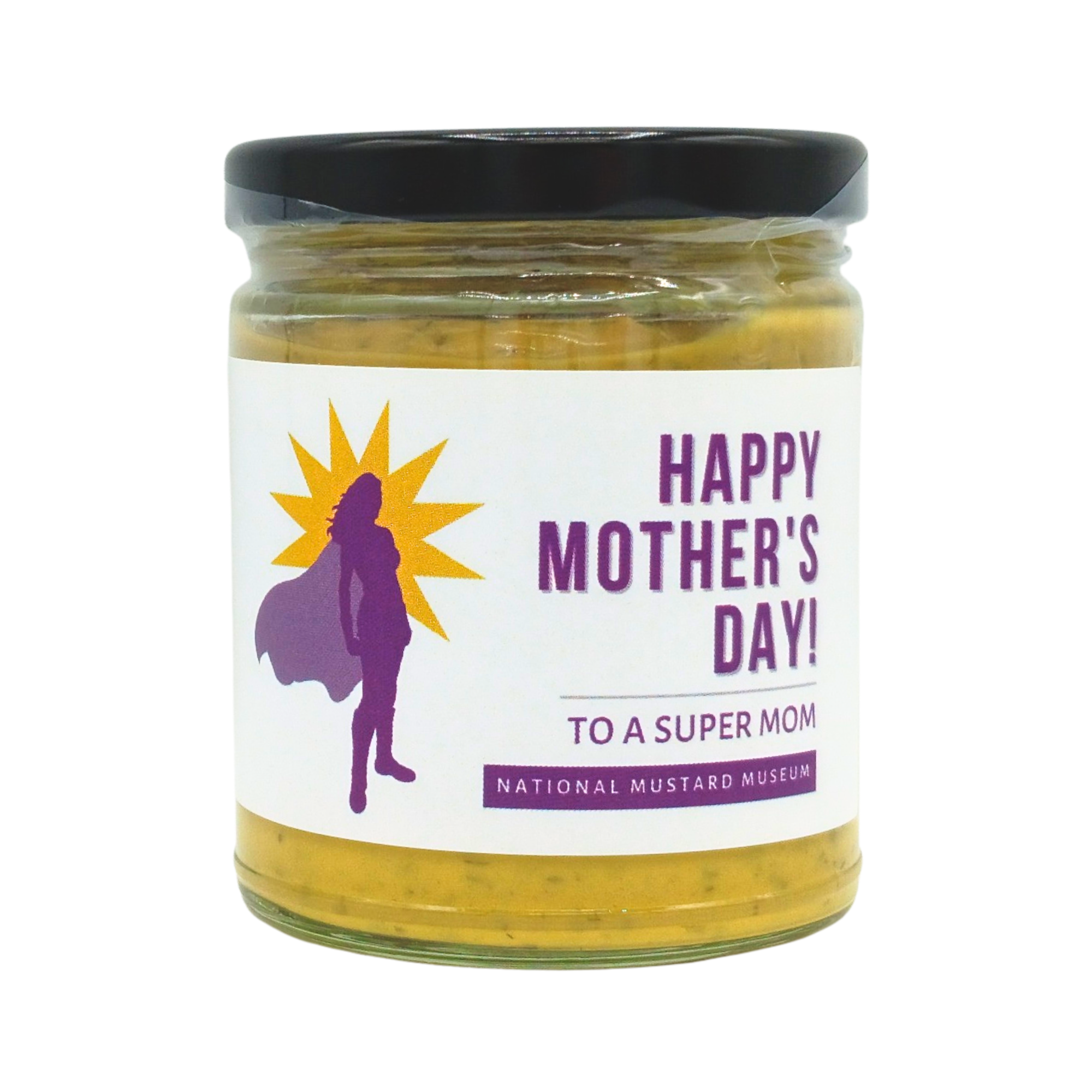 Mother's Day Greeting Card Mustard - Super Mom — National Mustard Museum