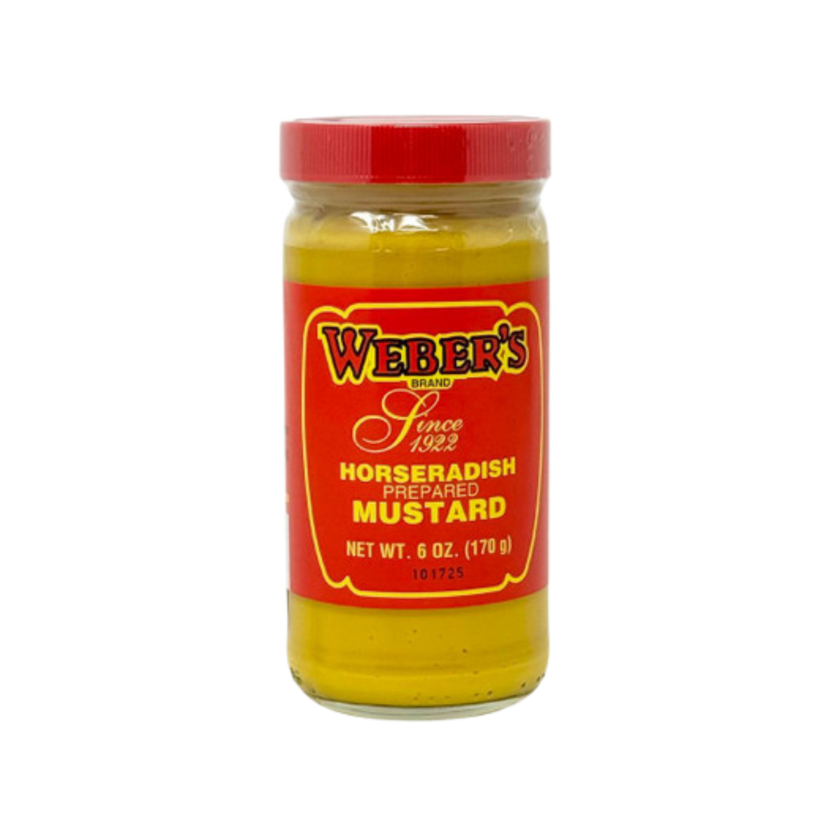 Weber's Horseradish Prepared Mustard (6 oz) — National Mustard Museum