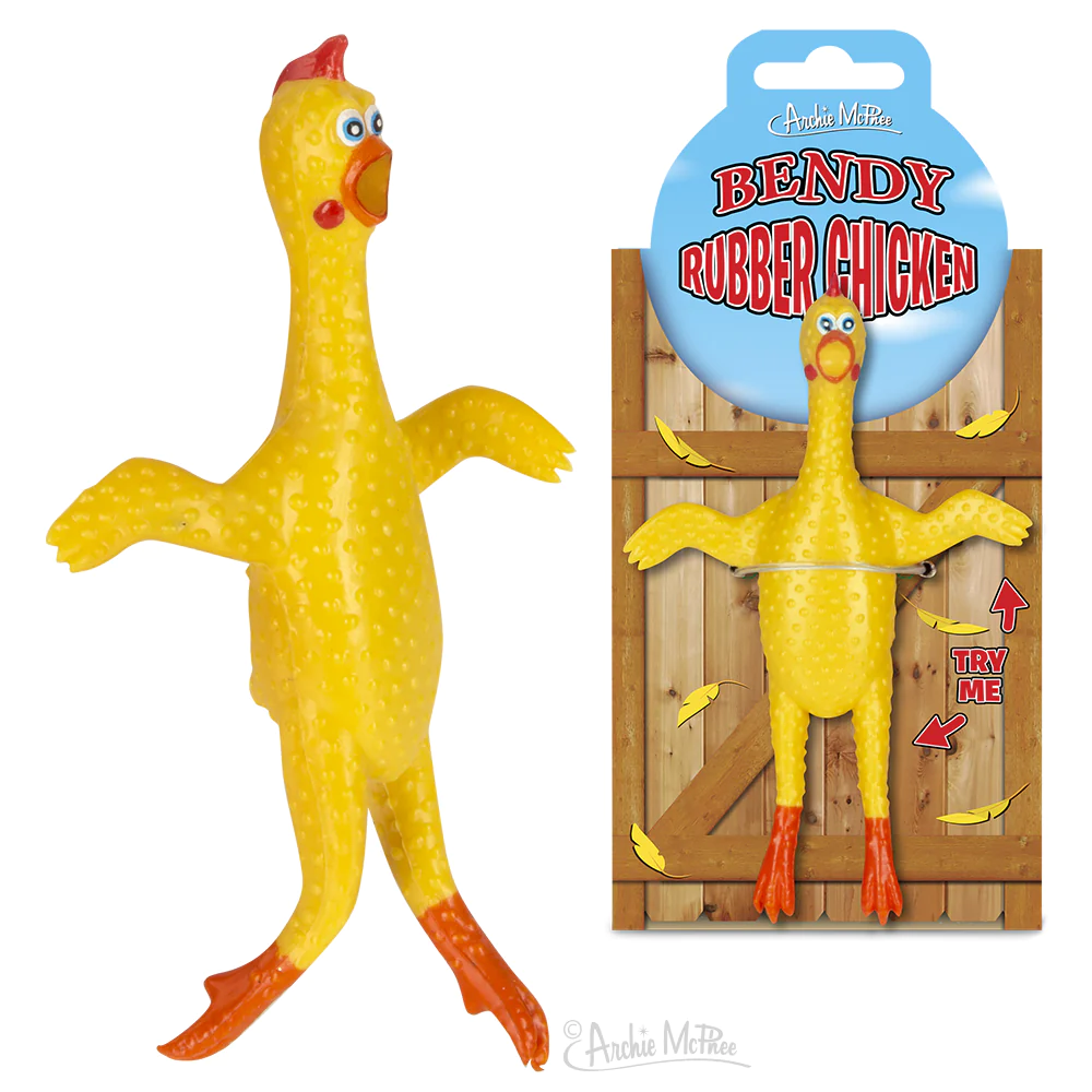 Archie McPhee Bendy Rubber Chicken — National Mustard Museum