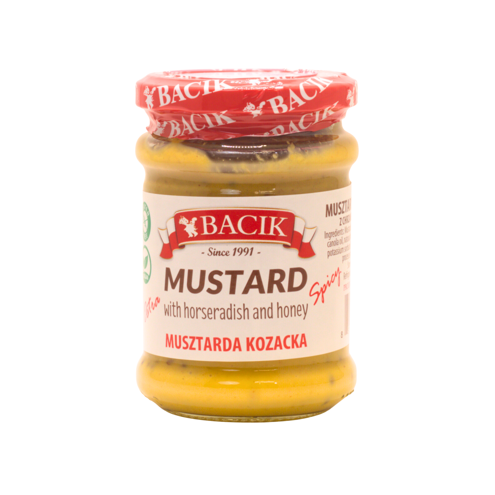 Bacik Cossack Mustard with Horseradish and Honey — National Mustard Museum