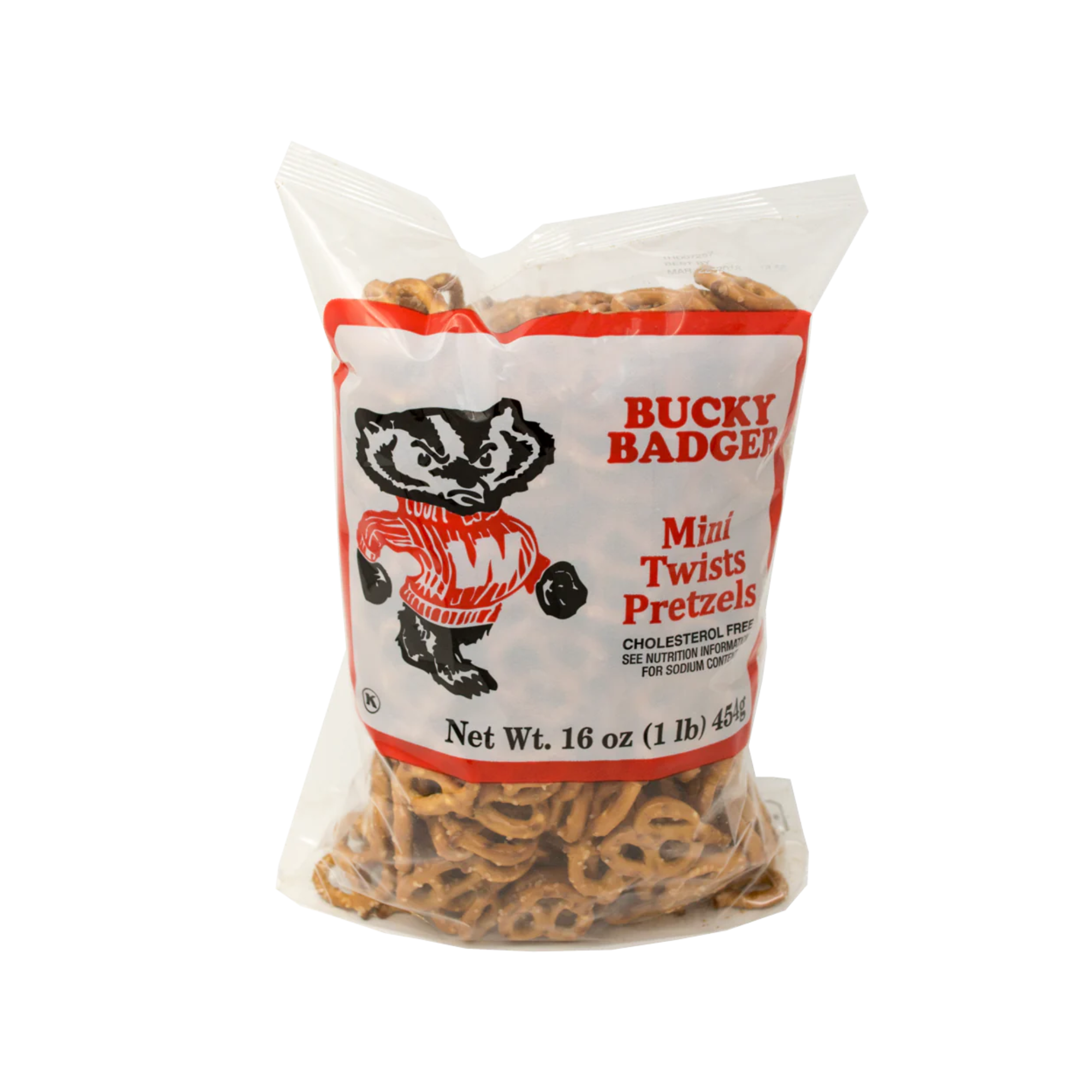 Bucky Badger Mini Party Pretzel Twists — National Mustard Museum