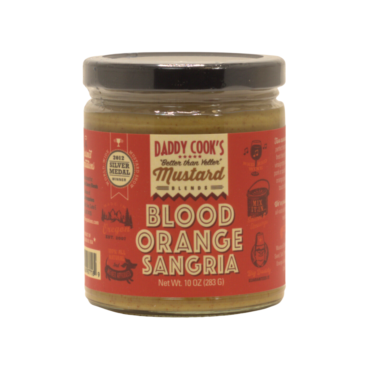 Daddy Cook's Blood Orange Sangria Mustard — National Mustard Museum