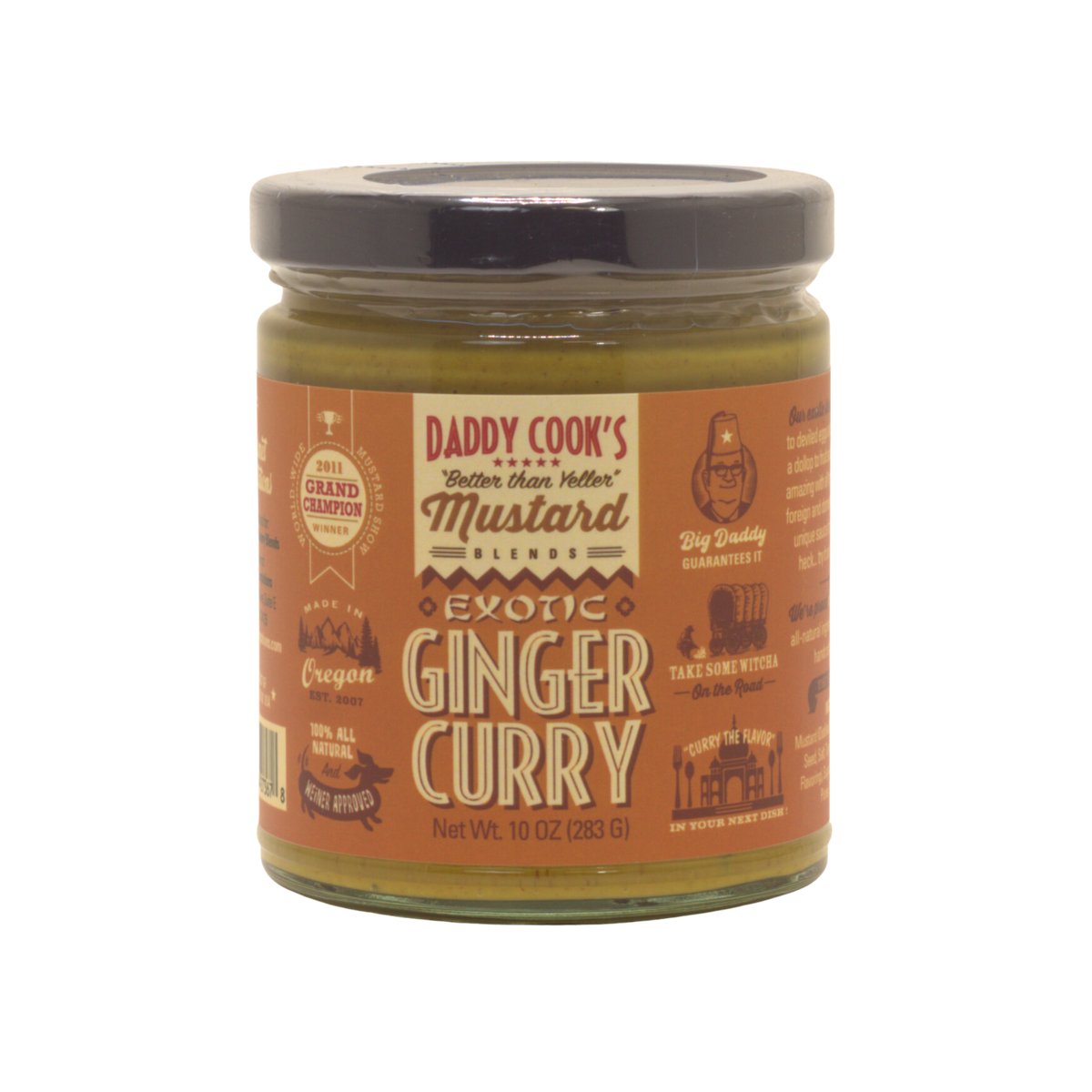 Daddy Cook's Exotic Ginger Curry Mustard — National Mustard Museum