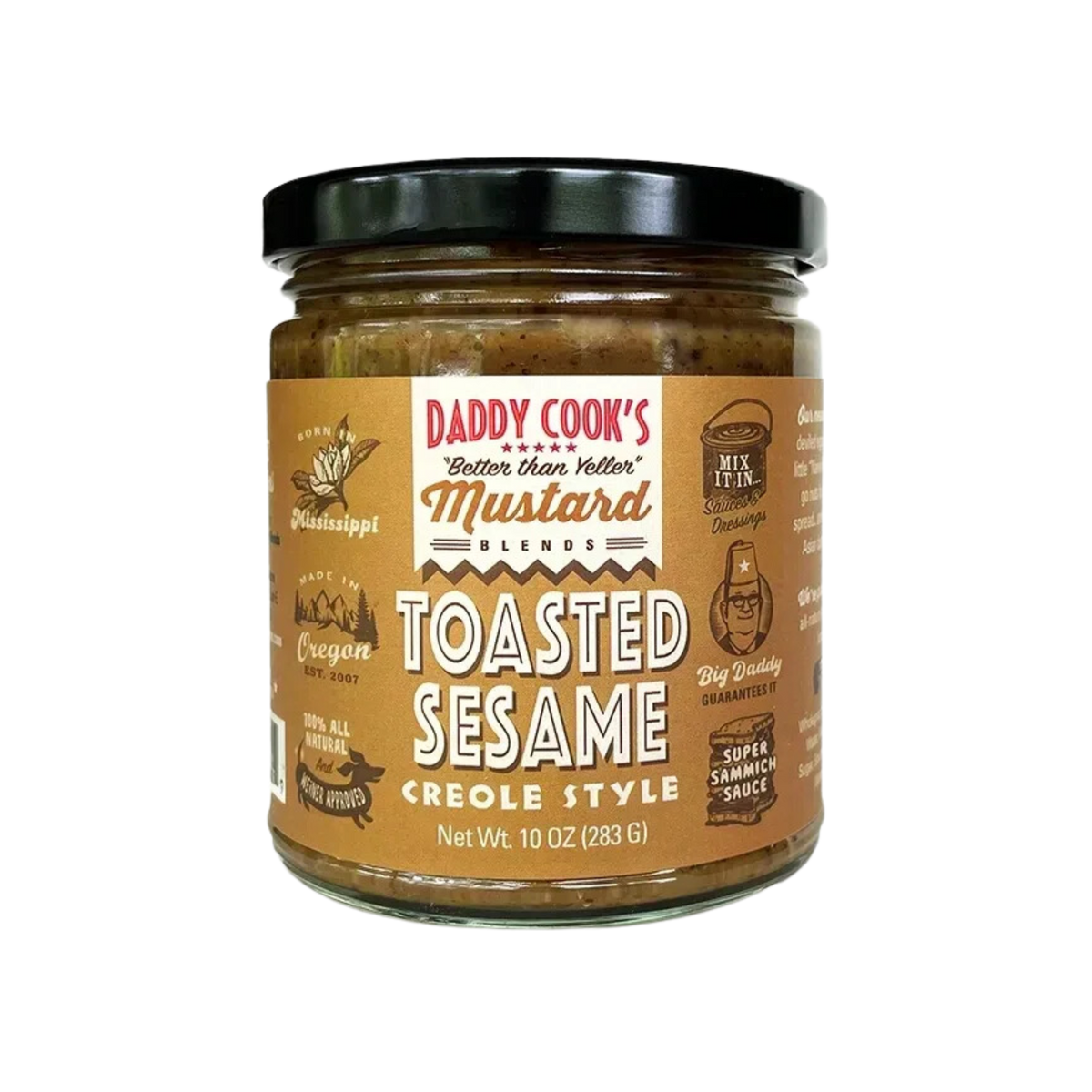 Daddy Cook's Toasted Sesame Mustard — National Mustard Museum