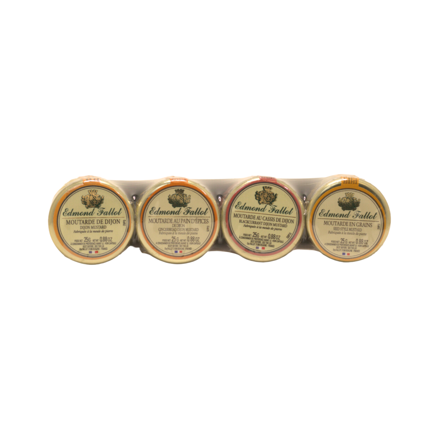 Edmond Fallot Mini Mustard 4-Pack — National Mustard Museum