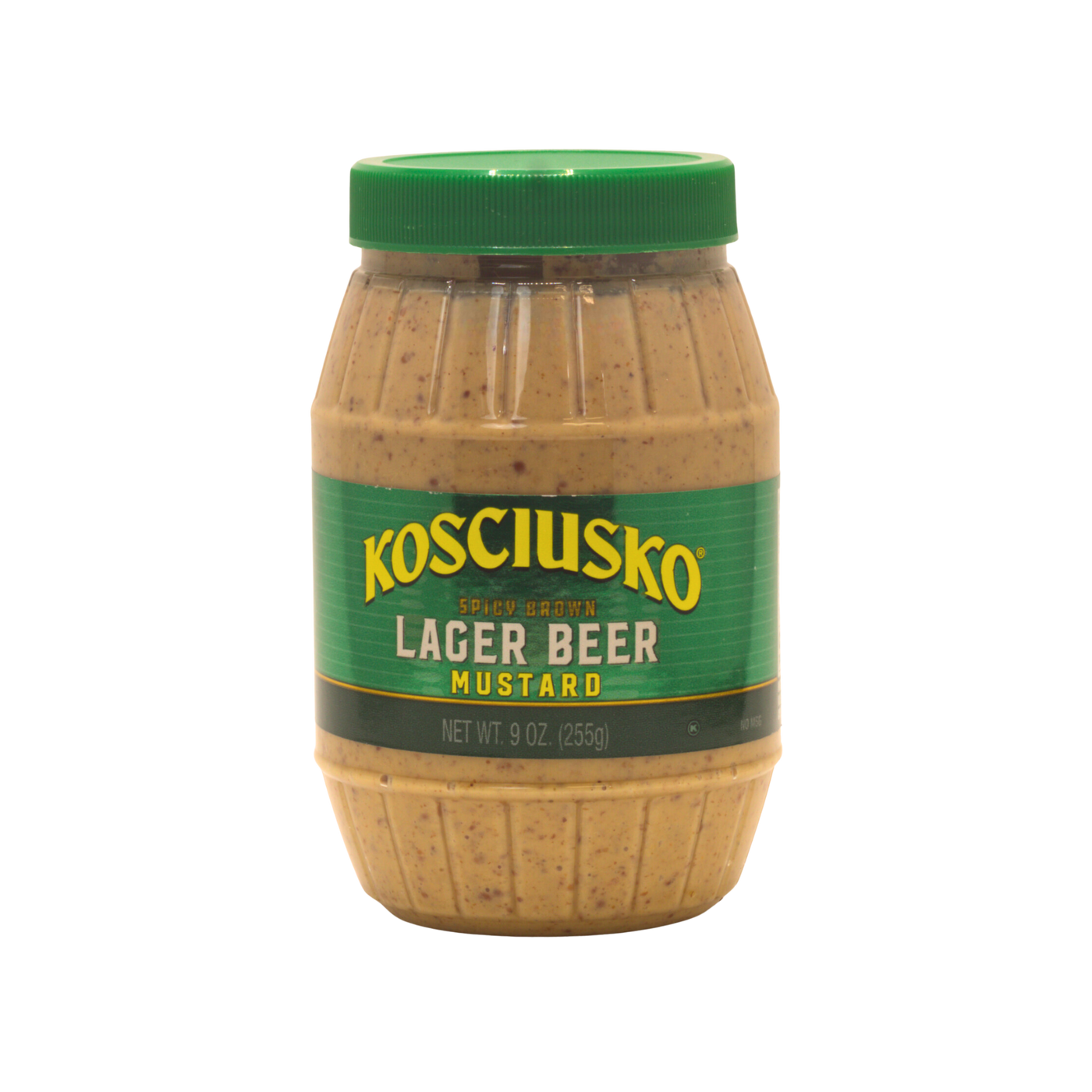 Kosciusko Spicy Brown Lager Beer Mustard (Green Cap) — National Mustard ...