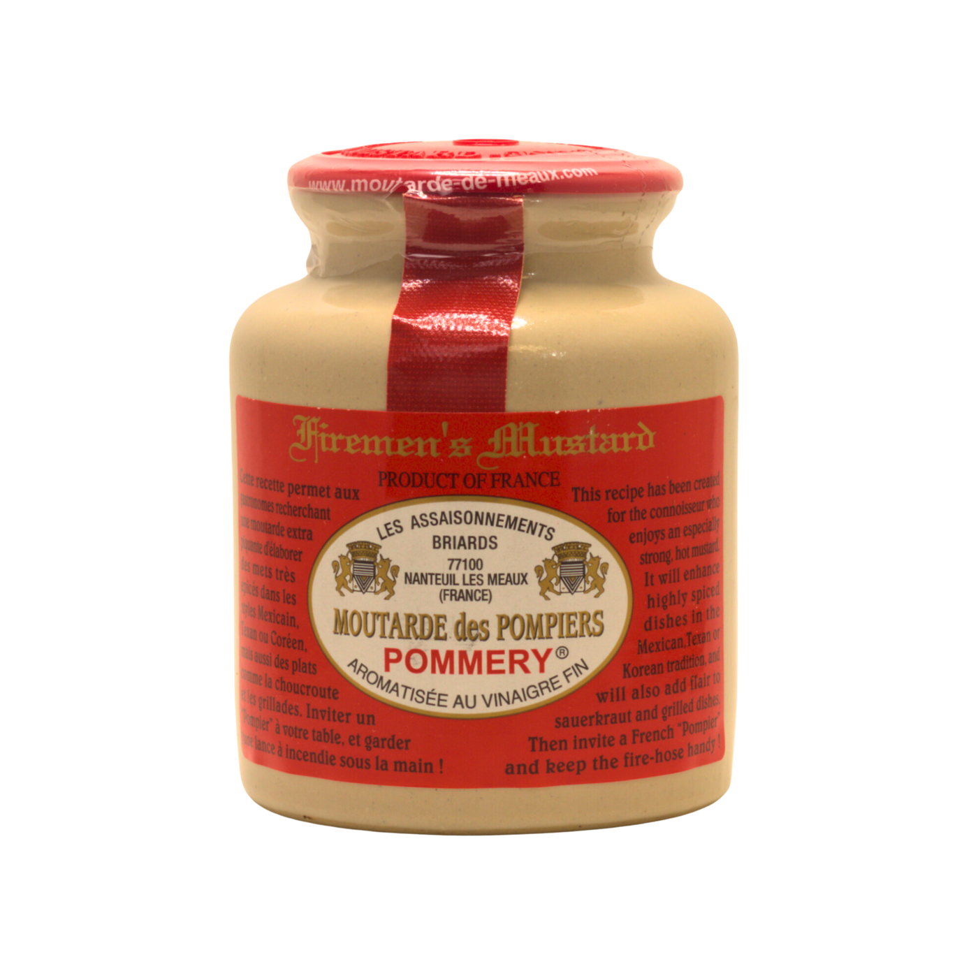 Pommery Moutarde des Pompiers (Firemen's Mustard) — National Mustard Museum