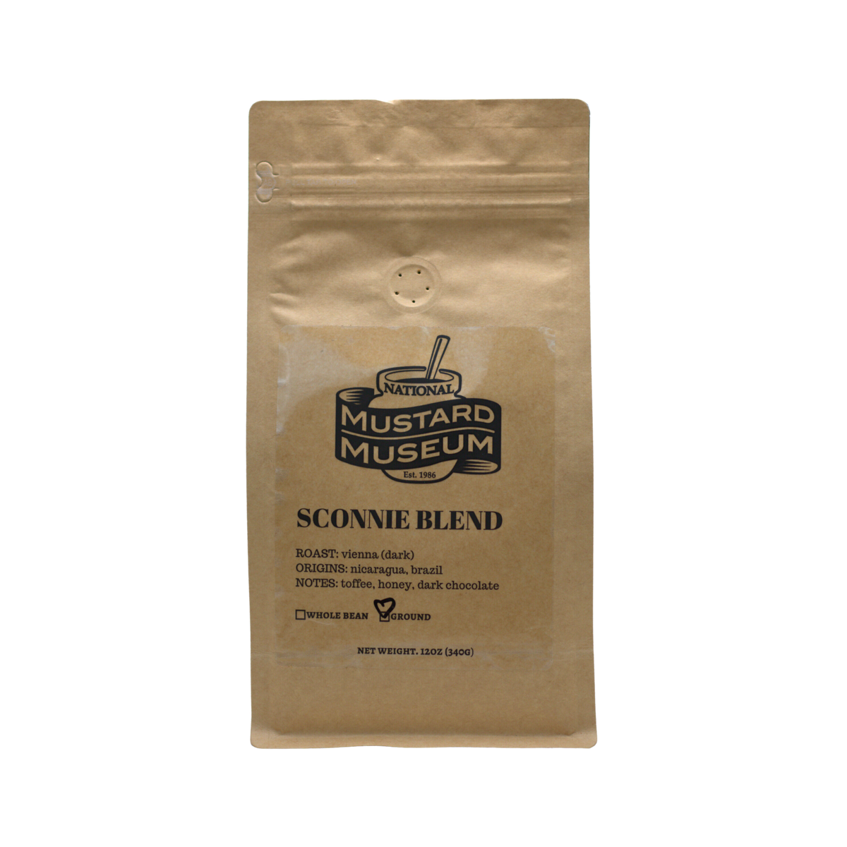 Rusty Dog Sconnie Blend Coffee — National Mustard Museum