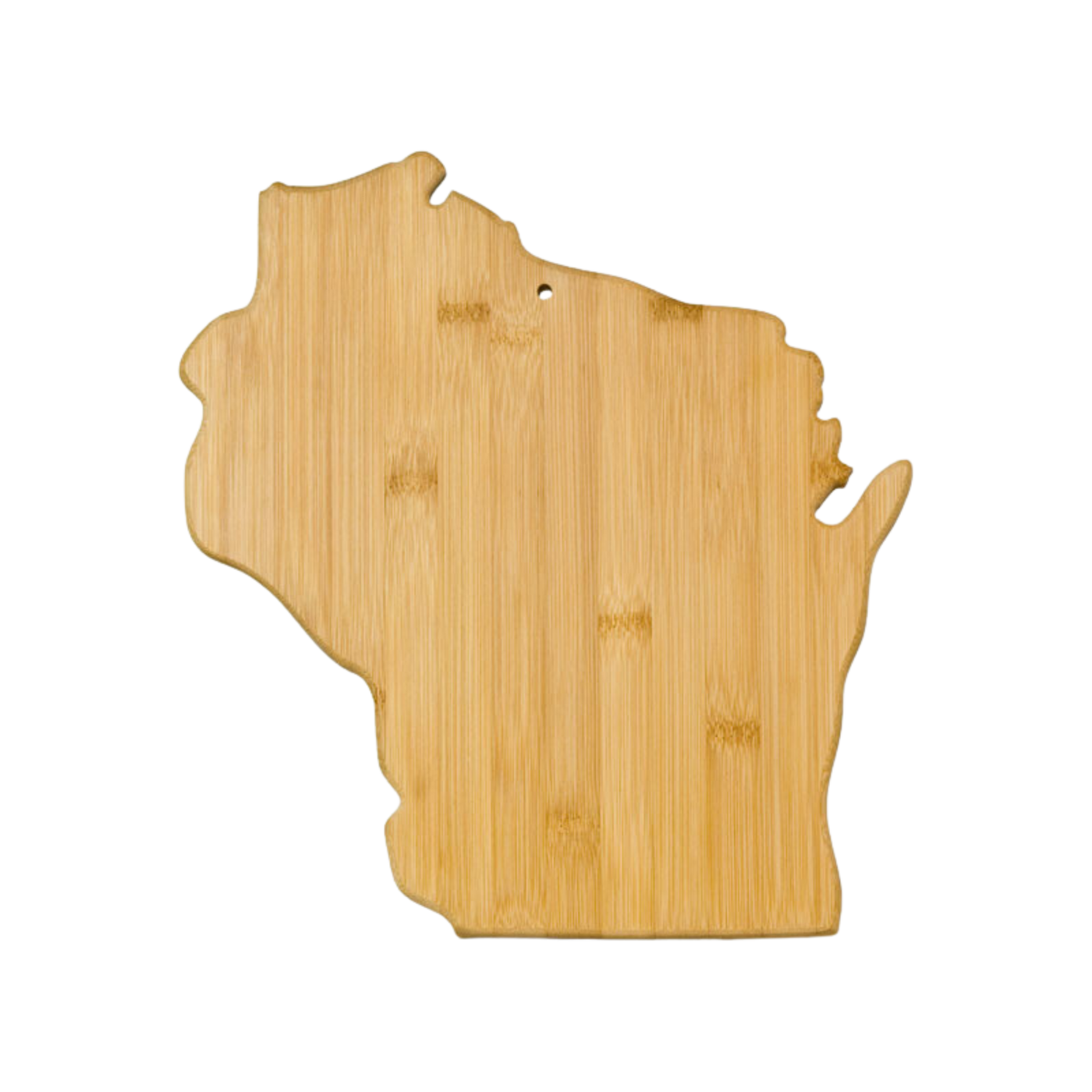 Totally Bamboo Wisconsin Shaped Cutting Board — National Mustard Museum