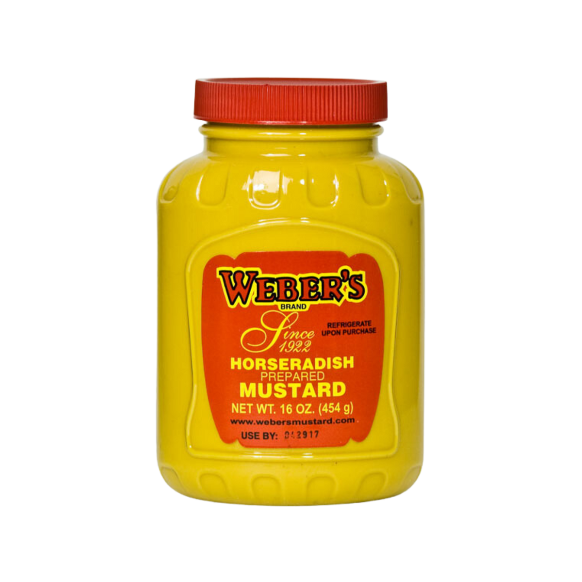 Weber's Horseradish Prepared Mustard (16 oz) — National Mustard Museum