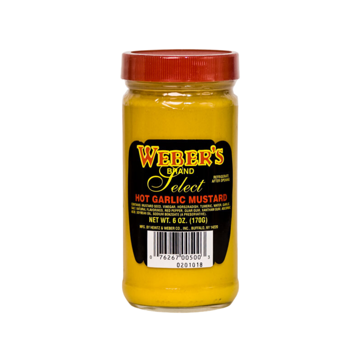 Weber's Hot Garlic Mustard — National Mustard Museum